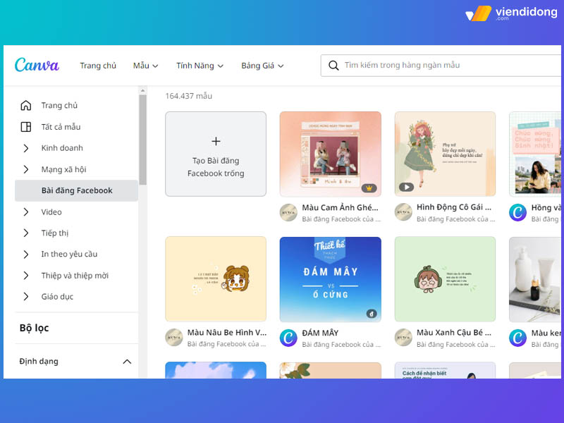 Giới thiệu phần mềm thiết kế ảnh Canva trên máy tính
