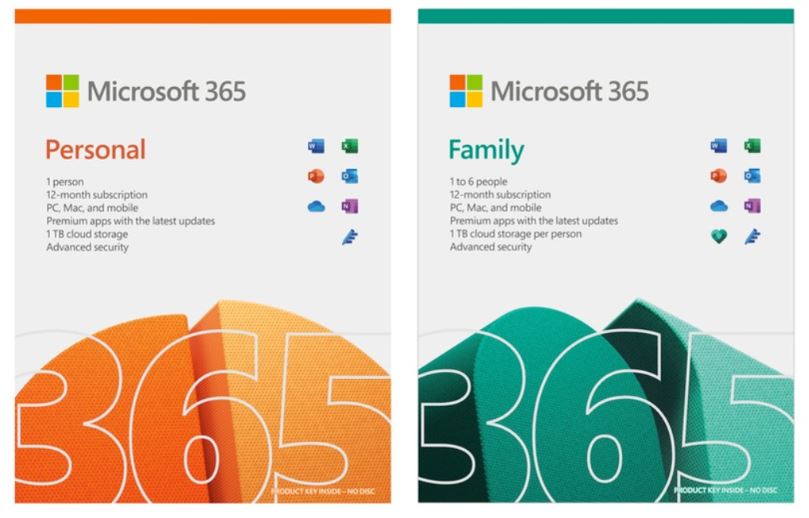 Đánh giá Microsoft 365 Personal so với Microsoft 365 Family